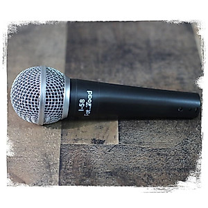 Fat Toad Vocal Microphones with XLR Mic Cables & Clips (2 Pack) Cardioid Dynamic Handheld for Home Studio Recording Package, Live Stage Singing, Adult DJ Karaoke | Pro Audio Mic Cords, 3-Pin Wire