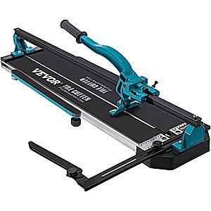 Mophorn 48 Inch Tile Cutter Single Rail Double Brackets Manual Tile Cutter 3/5 in Cap w/Precise Laser Manual Tile Cutter Tools for Precision Cutting (48 Inch)