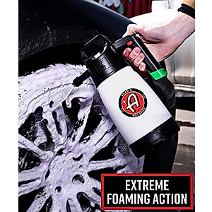 Adam’s IK Pro 2 Foaming Pump Sprayer - Pressure Foam Sprayer for Car Cleaning Kit Car Wash Car Detailing | Fill with Car Wash Soap Wheel Cleaner Tire Cleaner Rim | Water Sprayer Lawn Garden Weeds