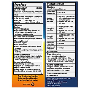 Xyzal Children's Oral Solution 24-Hour Allergy Relief for Kids, New Bubble Gum Flavor, 5 Fl. oz. (Alcohol-free, Sugar-free & Dye-free)