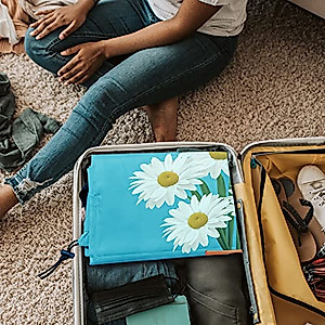 Laundry Bag with Flower Pattern, Laundry Bags Extra Large Heavy Duty, Flower Laundry Bag with Strap, Travel Laundry Bags for Dirty Clothes, Dirty Laundry Travel Bag, Fit a Laundry Hamper or Basket…