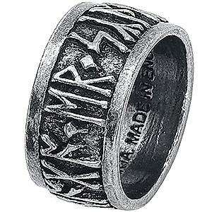 Alchemy Metal Wear Halloween Party Fashion Jewelry Runeband Ring Size Y/12