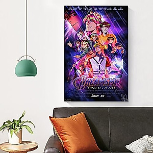 ZUGANGS Game Poster Dream SMP Poster Canvas Wall Art Picture Print Painting for Home Wall Decor 12x18inch(30x45cm)
