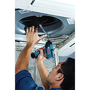 BOSCH 12-Volt Max EC Brushless Impact Driver Kit 2 battery kit PS42-02 12.70 Inch x 9.50 Inch x 4.10 Inch