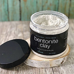 Spark Naturals Sodium Bentonite Clay 1 LB - 100% Organic and Food Grade Detoxifying Clay - All-Natural Face Cleanser and Armpit Detox | Bentonite Clay, Indian Healing Clay