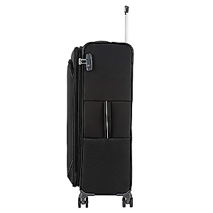 Samsonite Unisex Adults’ Luggage Suitcase, Black, Spinner L Expandable (78 cm-112.5 L)