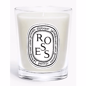 DIPTYQUE Baies Roses & Figuier Scented Candle 3 Piece Set 70 Grams Each Gift Boxed, White