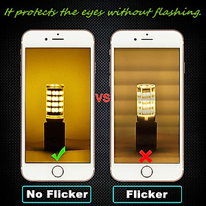 JSVSAL (4-Pack E11 LED Bulb,Not Dimmable, Mini Candelabra E11 Base T4 JD 120V LED Halogen Replacement Bulb, 4W,440 Lumens,35/40W Equivalent (Daylight White(5000K))