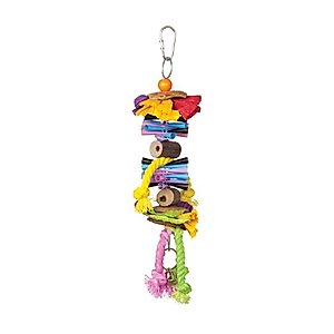Prevue Hendryx 62507 Tropical Teasers Party Time Bird Toy