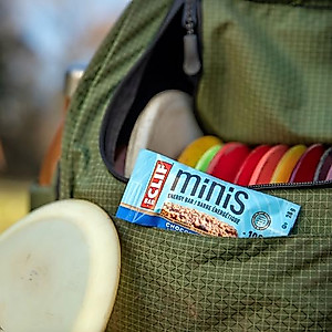 Clif Bar Minis - Chocolate Chip - Made with Organic Oats - 4g Protein - Non-GMO - Plant Based - Snack-Size Energy Bars - 0.99 oz. (20 Pack)