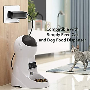 CASIMY 10V AC Power Adaptor Charger Compatible with PetSafe Healthy Pet Simply Feed Dog Cat Automatic Pet Safe Feeder PAC00-15478 16023 PFD00-14574 PFD00-15788 PFD19-15521 750mA Adapter Power Supply