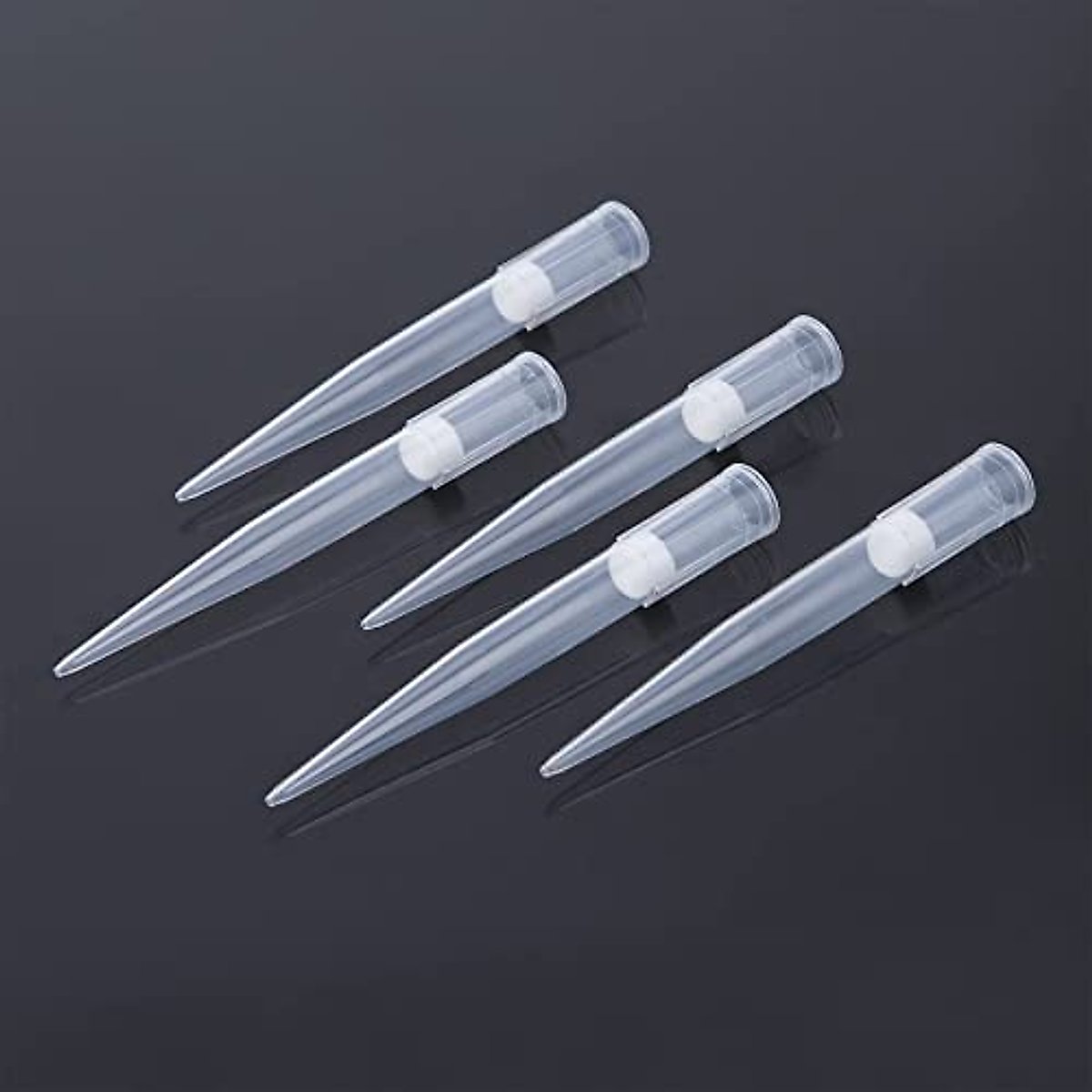 FOUR E'S SCIENTIFIC 960pcs Universal Filter Pipette Tips 1mL 1000uL Filtering Pipettor Tips Racked Non-pyrogenic DNAse/RNAse Free Autoclavable 10 Racks 96 Tips/Rack (960 Tips)