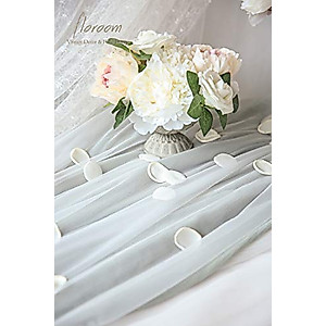 Floroom 300pcs Silk Rose Petals Ivory Flower Petals for Wedding Flower Girl Basket White Aisle Scatter Dinner Table Centerpieces Party Confetti Bridal Shower Romantic Night Decoration