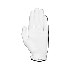 Callaway Golf X Spann Glove (Worn on Left Hand, Standard, Medium/Large, White)