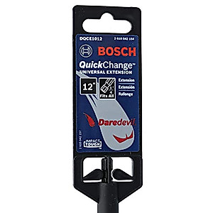 BOSCH DQCE1012 Daredevil QC Spade Drill Bit 12 Inch 1/4" Shank Extension