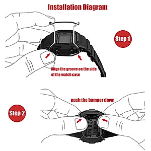 Motaney for Casio G Shock GA100 Screen Protector, Anti-Scratch Bull Bar Compatible with G-Shock GA/GD100/ 110/120/ 140 Series Watch, Cool Looking Stainless Steel Wire Guard Protective Bumper (Black)