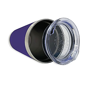 LaserGram 16oz Vacuum Insulated Pint Tumbler, ST Surgical Technologist, Personalized Engraving Included (Dark Purple)