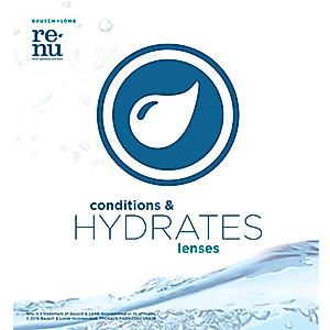 Renu Contact Lens Solution by Multi Purpose Disinfectant Advanced Formula Kills 99.9% Germs, 12 Fl Oz