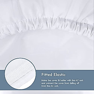 FILORA Indoor Window Air Conditioner Cover Window AC Units Covers for Inside 25 x 17 x 3.5 inches(L x H x D) White