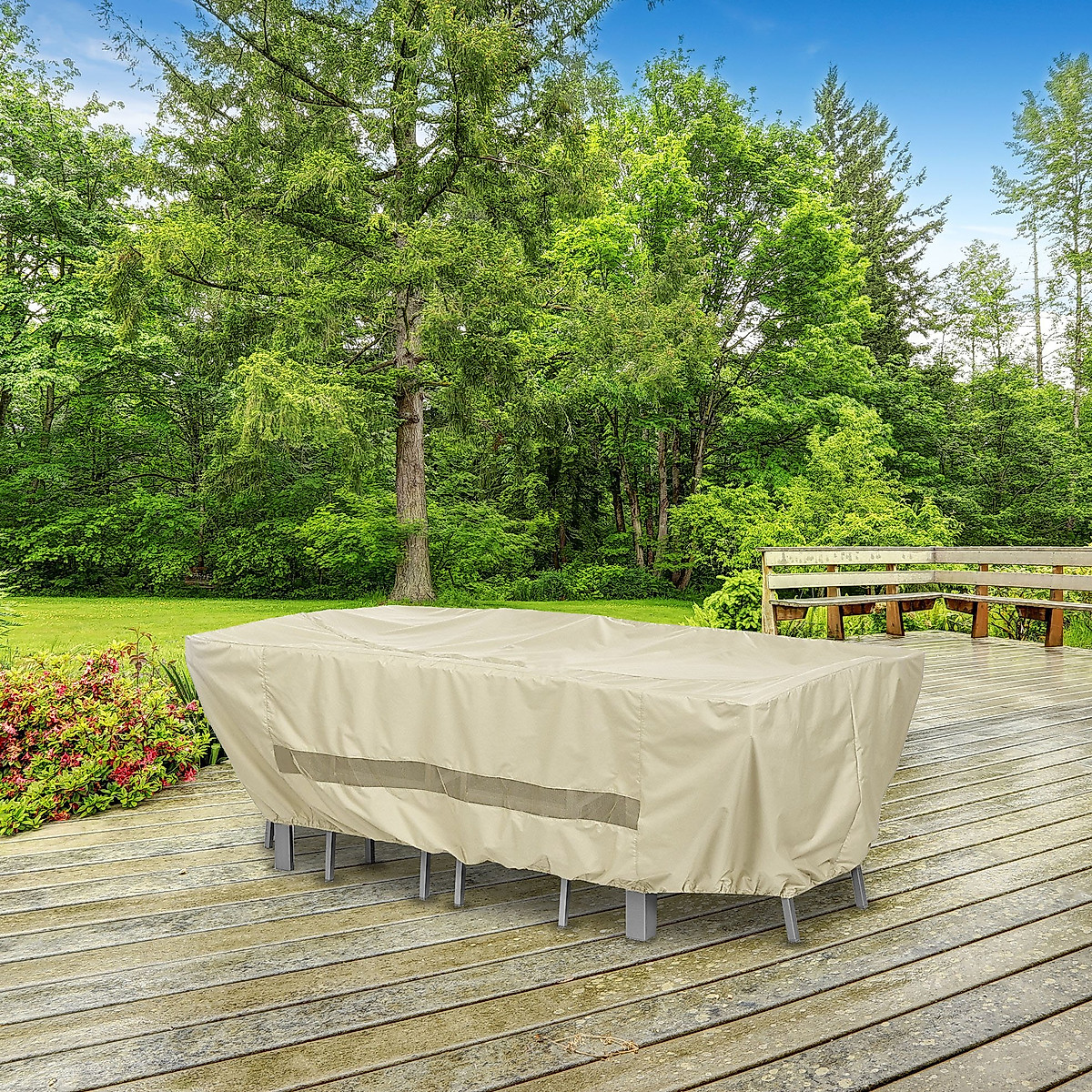 AnyWeather AWPC05 Patio Table with Chairs Outdoor Cover