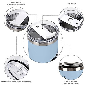 Three Elephants Laos 40OZ Tumbler Stainless Steel Travel Mug Water Bottle Car Cup Tea Cups with Lid Black-style