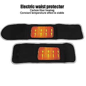 Lumbar Support Belt, Heating Pad Pain Relief, Portable Electric Fast Heating Belly Wrap Belt for Women and Girl, Portable Cordless Heating Pad