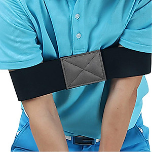 ARRISEN Golf Training Aids, Golf Swing Trainer Arm Band Motion Posture Correction Belt for Golf Beginner Unisex