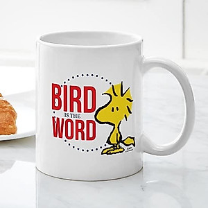 CafePress Bird Is The Word (Light) Ceramic Mug Ceramic Coffee Mug, Tea Cup 11 oz