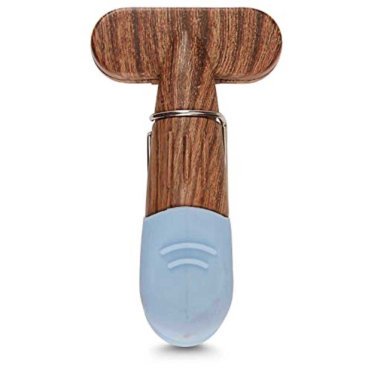 Phantom Chef Set of 5 Bag Clips | Durable, Long-Lasting, Soft Touch, Kid-Friendly Seal Grips | Food Chip Bag Clips for Food Storage | Reusable | Zero Waste Kitchen Clips | T Shape Clip (Navy)