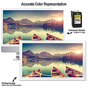 Cartlee 1 Black Remanufactured High Yield Ink Cartridge Replacement for PG-240XL 240 XL PIXMA MX472 MX452 MG3520 MX432 MX439 MG3220 MX512 MG2120 MX459 MG3620 MG3600 MX479