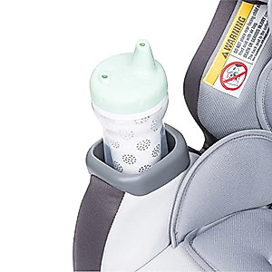 Baby Trend Cover Me 4-in-1 Infant Toddler Convertible Car Seat with Adjustable/Removable Canopy for Sun Protection & 2 Cup Holders, Stormy Gray