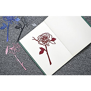 Nework Rose Bookmark Delicate Metal Nice Bookmark