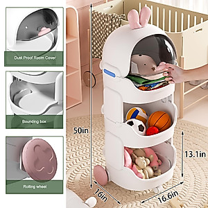 SAOSHYPEI 3 Tier food storage room plastic storage rack - used for organizing food, kitchen, bedroom, office, kitchen, bathroom essential storage rack