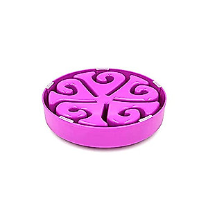 FUUIE Bowls for Food and Water Eat Slow Dog Bowl Slow Feeder Bath Pet Supplies Pet Accessories Dog Slow Feeder Bowl for Cat Pets Slow Feeder Dog Bowl (Color : Lake Blue)