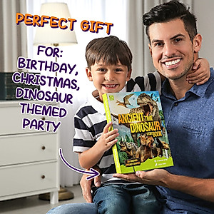Dinosaur Toys for Kids 3-5 Dinosaur Book with Sounds 30 Species Names & Realistic Sounds Interactive Dinosaur Toys for Boys Girls Kids 2 3 4 5 6 7 Year Old Dinosaur Toys for Kids Gifts