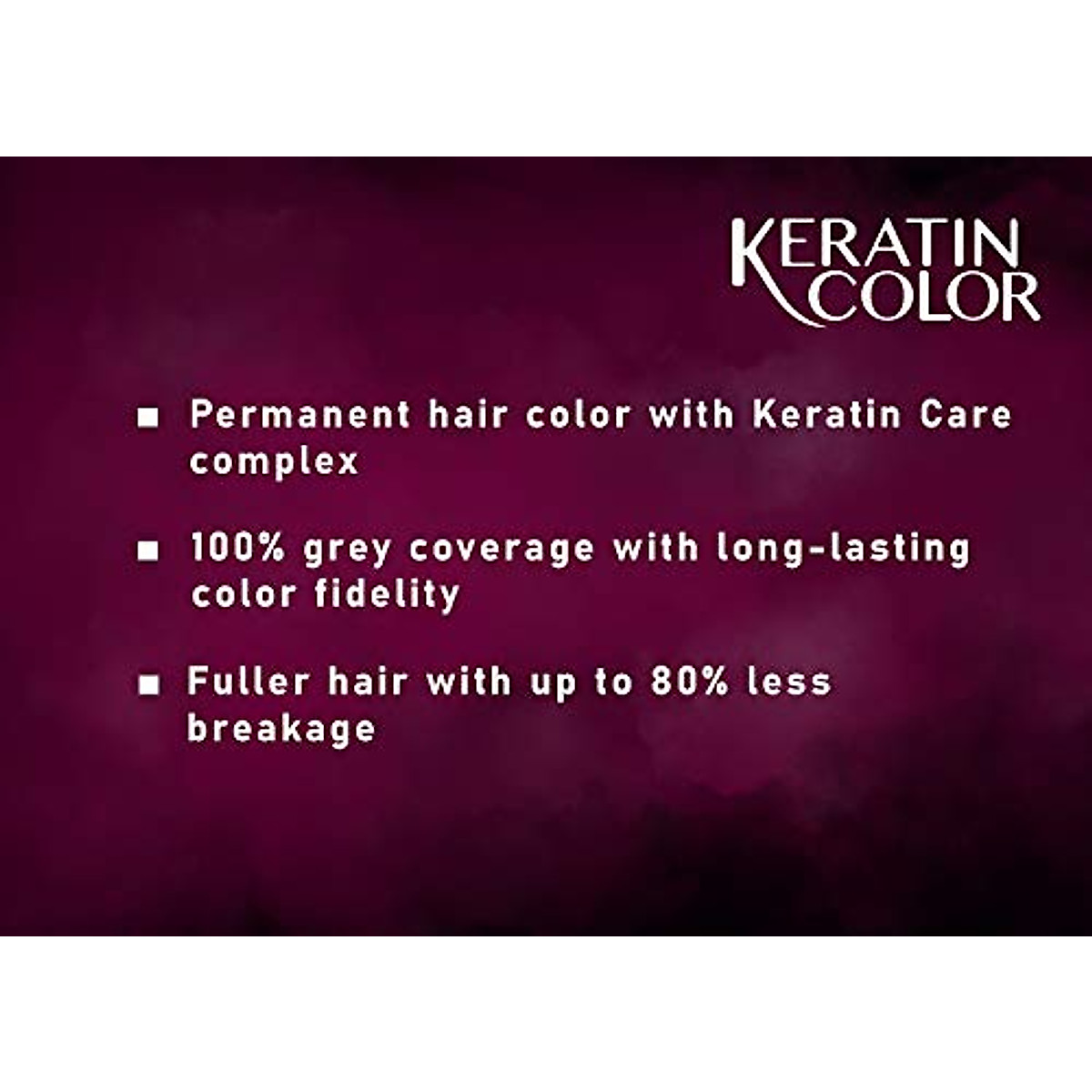 Schwarzkopf Keratin Color Permanent Hair Color Cream, 1.9 Rich Caviar
