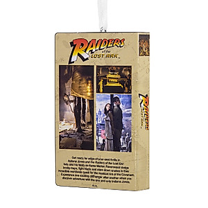 Hallmark Indiana Jones Movie Retro Video Cassette Case Plastic Christmas Ornament (0003HCM1096)