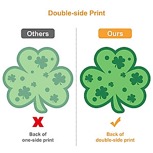 St Patricks Day Window Clings, Shamrock Stickers for St Patricks Day Decorations, 109 PCS Reusable Static Spring Window Clings Decor