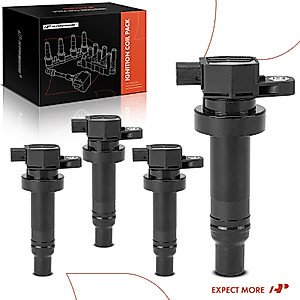 A-Premium Ignition Coil Pack Set of 4 Compatible with Kia Soul 2010 2011 L4 1.6L 27301-2B010