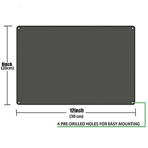 Retro The Dirty Hoe Garden Supply Metal Funny Tin Sign Vintage Aluminum for Home Bar Pub Cafe Farm Room 8X12 Inch