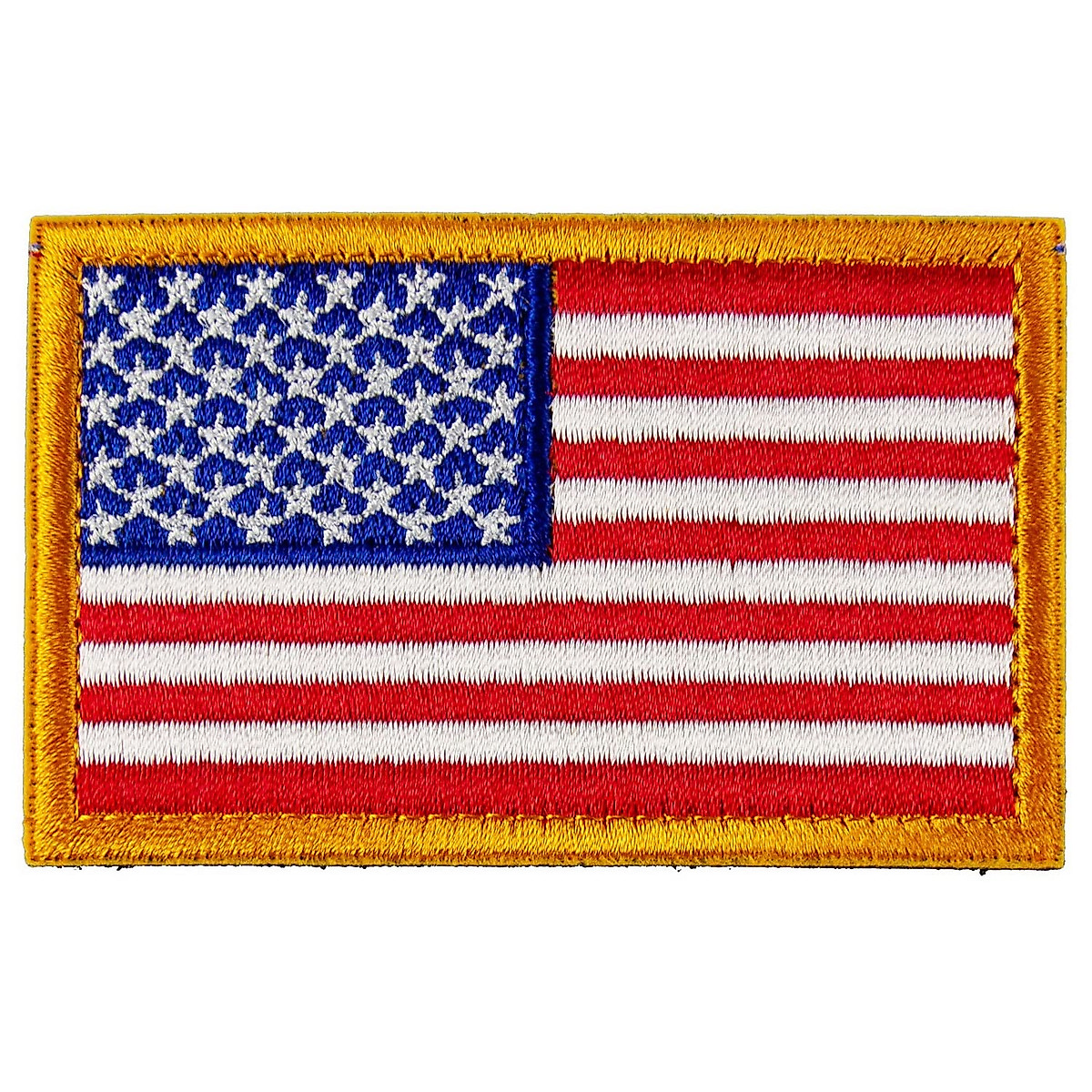 Tactical Patches of USA US American Flag, with Hook and Loop for Backpacks Caps Hats Jackets Pants, Military Army Uniform Emblems, Size 3x2 Inches