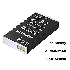 Li-ion Battery for SIMOLIO Wireless TV Headphones SM-823, SM-823D, Rechargeable and Replaceable Battery for Simolio Wireless TV Hearing Assistance Headsets
