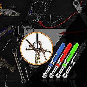 4 Pcs Telescoping Magnet Pickup Tool Extendable Magnetic Sticks Pick up Grab Tool for Men Practical Gifts for Dad, Husband, Father's Day, Valentine's Day, Christmas Gifts(5 lb)