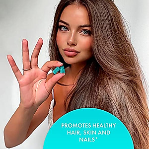 Sugarbear Hair Vegan Vitamin Gummies for Normal Hair Growth Vitamin C, Biotin, B12, Zinc, Iodine, Folic Acid, Coconut Oil, Hair and Nails Supplement for Women & Men 75ct(1 Month Supply + 7 Bonus Days)