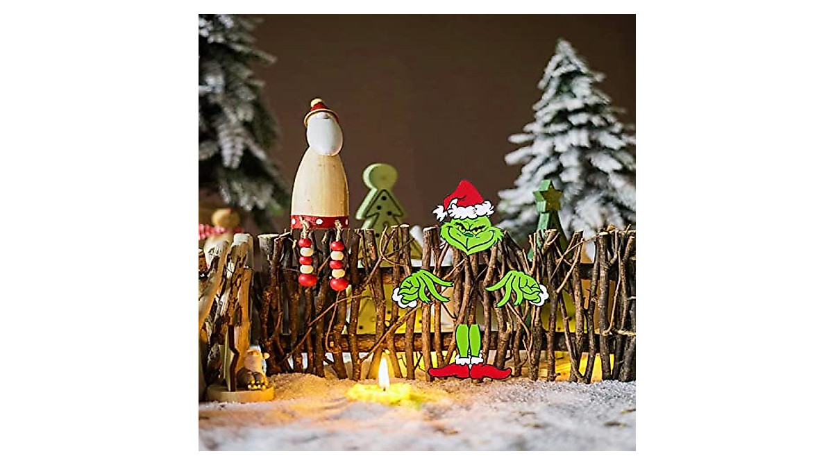 Grinch Christmas Tree Topper & Decorations