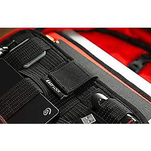 KeySmart Travel Grid Organizer Backpack & Bag Accessories in Black