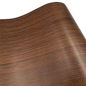 Yifely Brown Wood Grain Drawer Paper Self Adhesive Shelf Liner Slinding Door Night Stand Sticker 17.7 Inch by 9.8 Feet