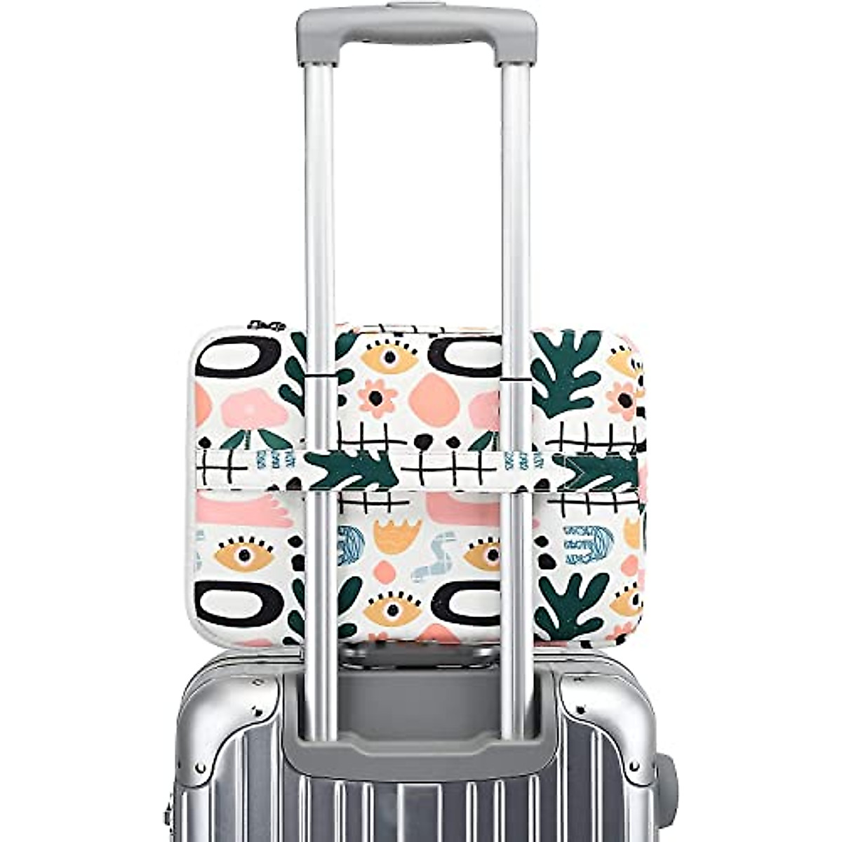 SANFAN 360° Protective Laptop Sleeve Case Bag,Laptop Cover with Handle and Luggage Strap for MacBook Pro 14 inch,Surface Laptop 14.4 inch and 14 inch Laptop