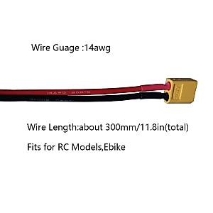 JINOARC 2Pcs XT60 Switch RC Large Current On/Off Switch with XT60 Plug for Ebike RC Airplane Drone Car ESC Lipo Battery