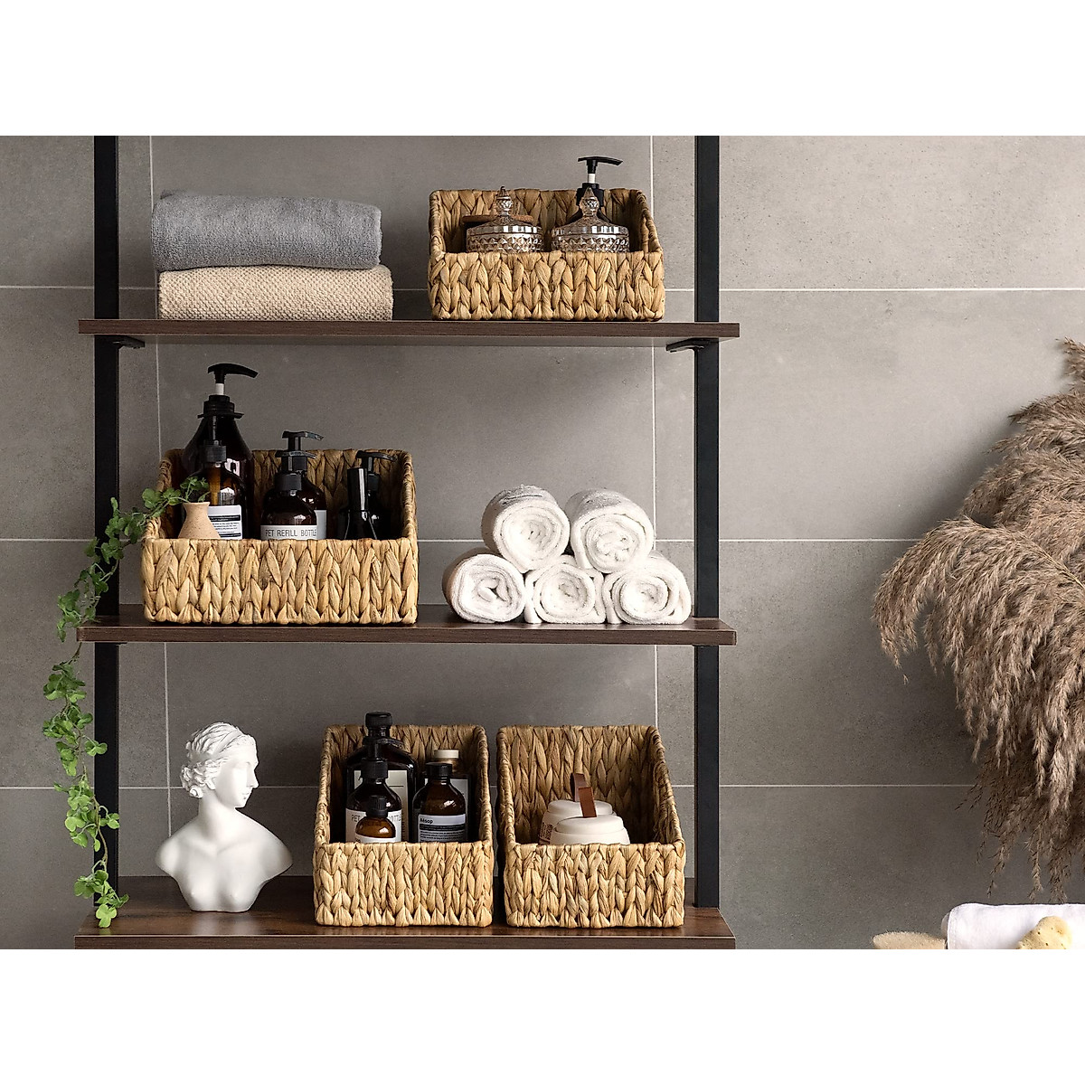 StorageWorks Wicker Baskets for Storage